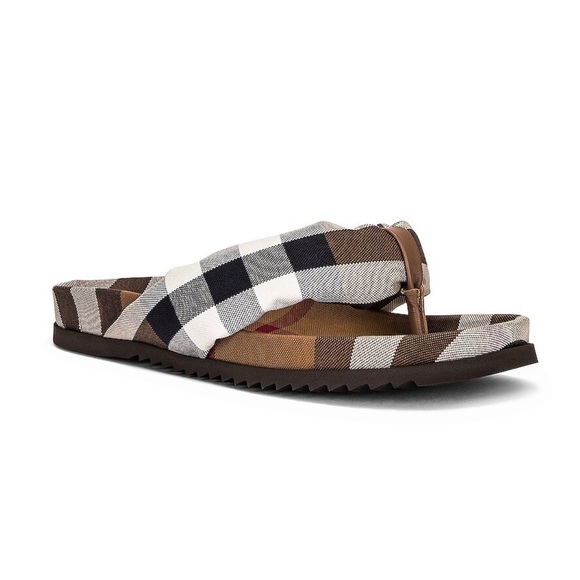 Burberry | Shoes | Burberry Signature Birch Brown Beige Check Sexy ...
